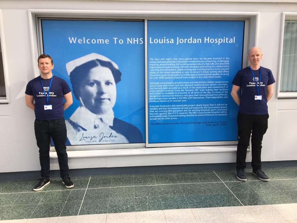 Chris McGhee: My time working on NHS Louisa Jordan | Scottish Construction Now